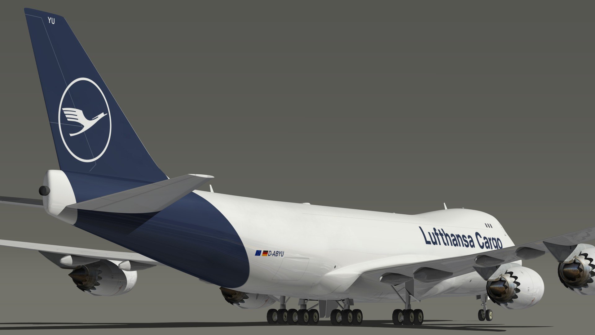 3D B748 F Lufthansa Cargo - TurboSquid 2196926