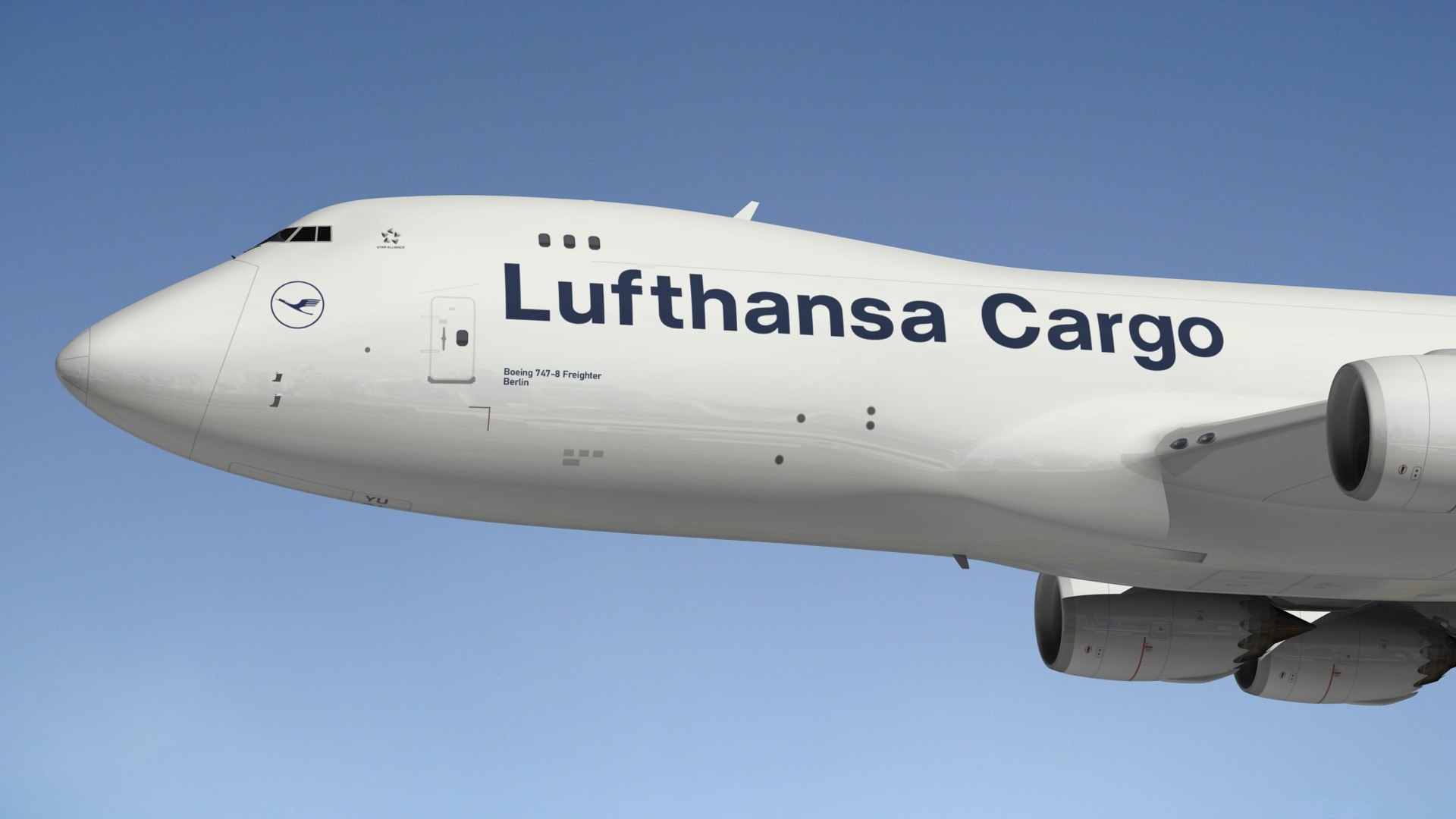 3D B748 F Lufthansa Cargo - TurboSquid 2196926