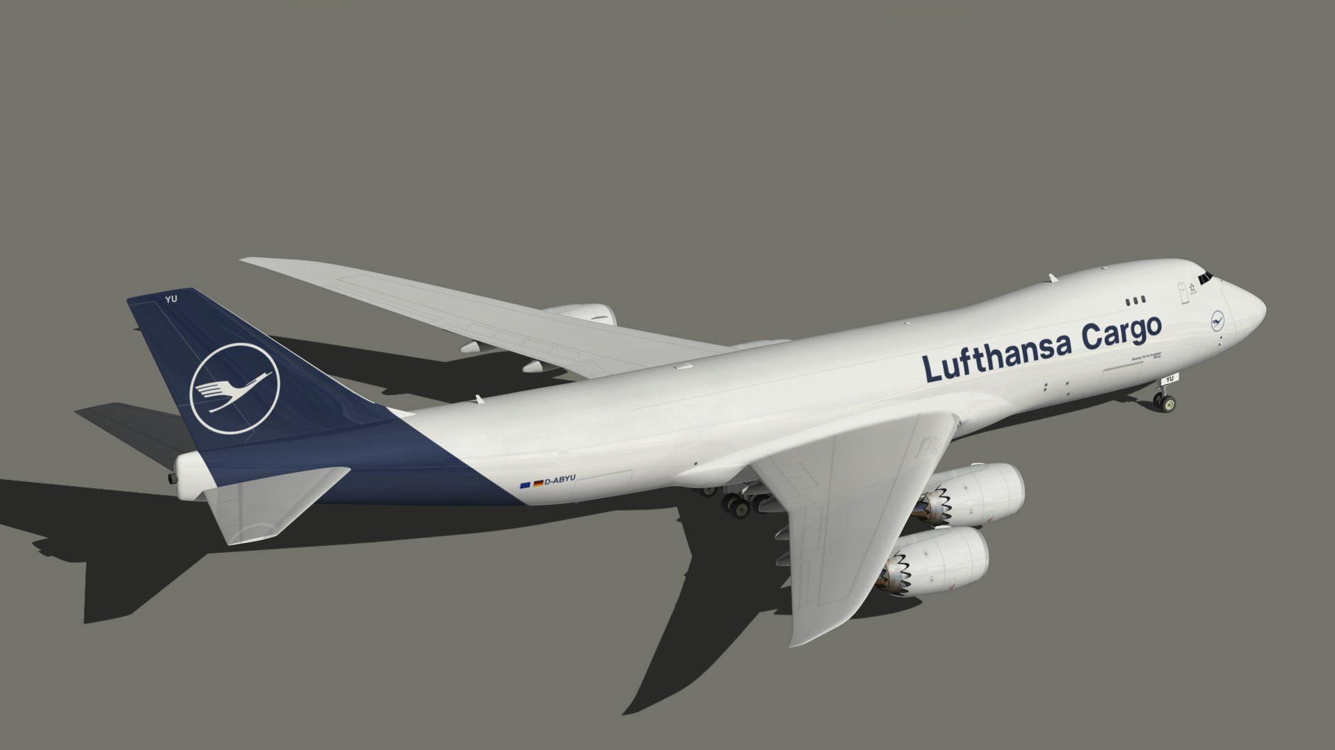 3D B748 F Lufthansa Cargo - TurboSquid 2196926