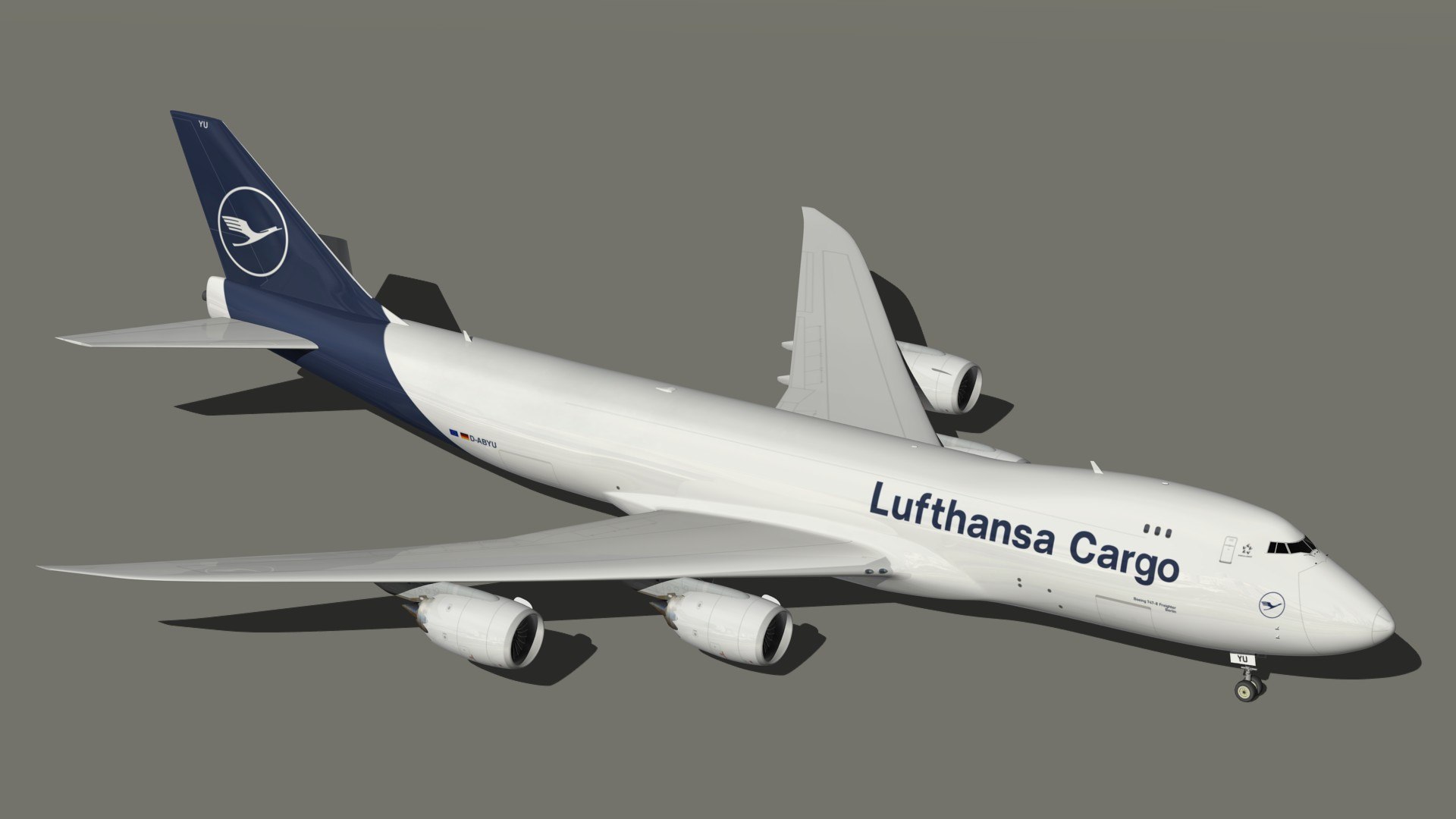 3D B748 F Lufthansa Cargo - TurboSquid 2196926