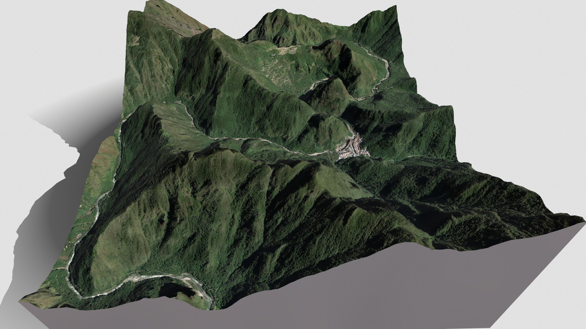 3D Model Mountain Landscape Machu Picchu Peru - TurboSquid 1930088