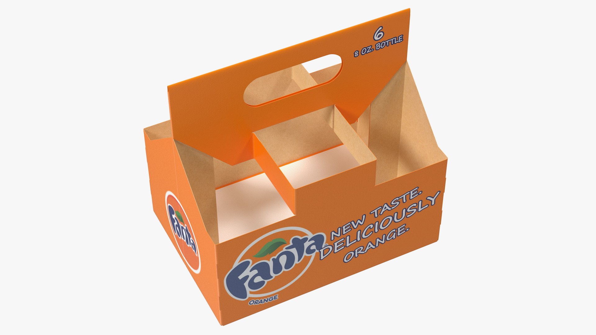 Fanta bottle package 3D model - TurboSquid 1451111