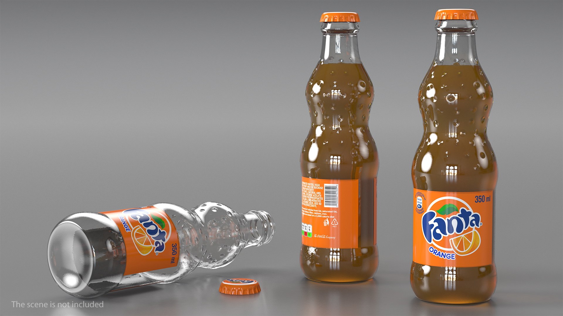 Fanta bottle package 3D model - TurboSquid 1451111