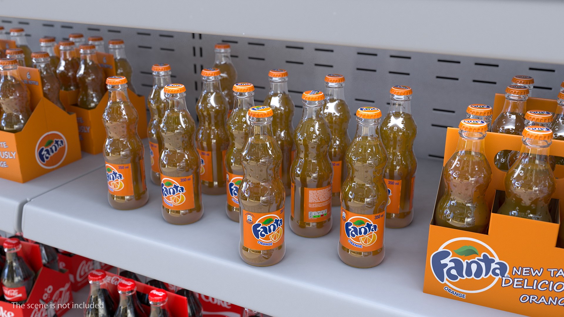 Fanta bottle package 3D model - TurboSquid 1451111