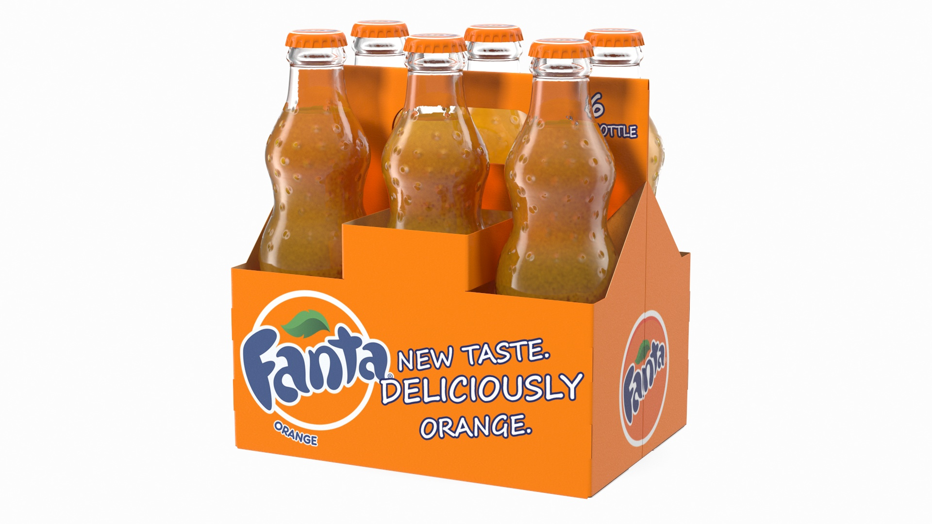Fanta bottle package 3D model - TurboSquid 1451111