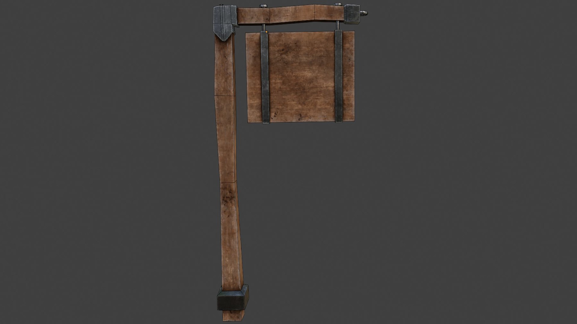 GuideBoard Low Poly 3D model - TurboSquid 2157958