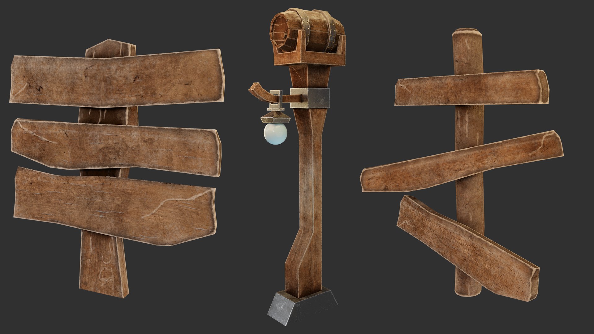 GuideBoard Low Poly 3D model - TurboSquid 2157958