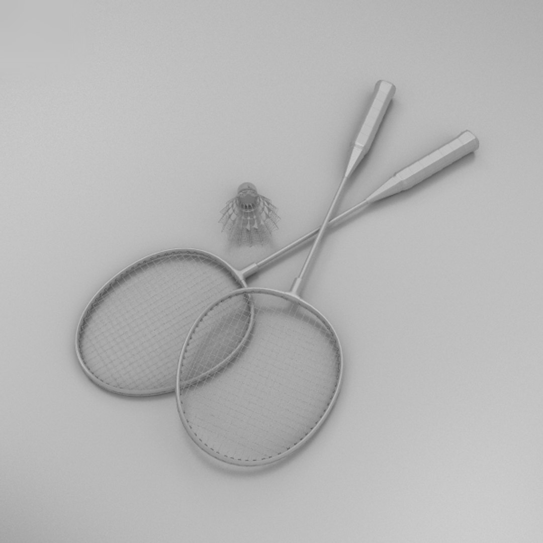 3D Badminton Racket - TurboSquid 1339907