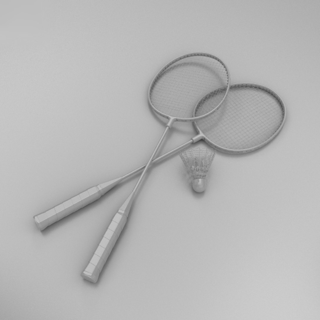 3D Badminton Racket - TurboSquid 1339907