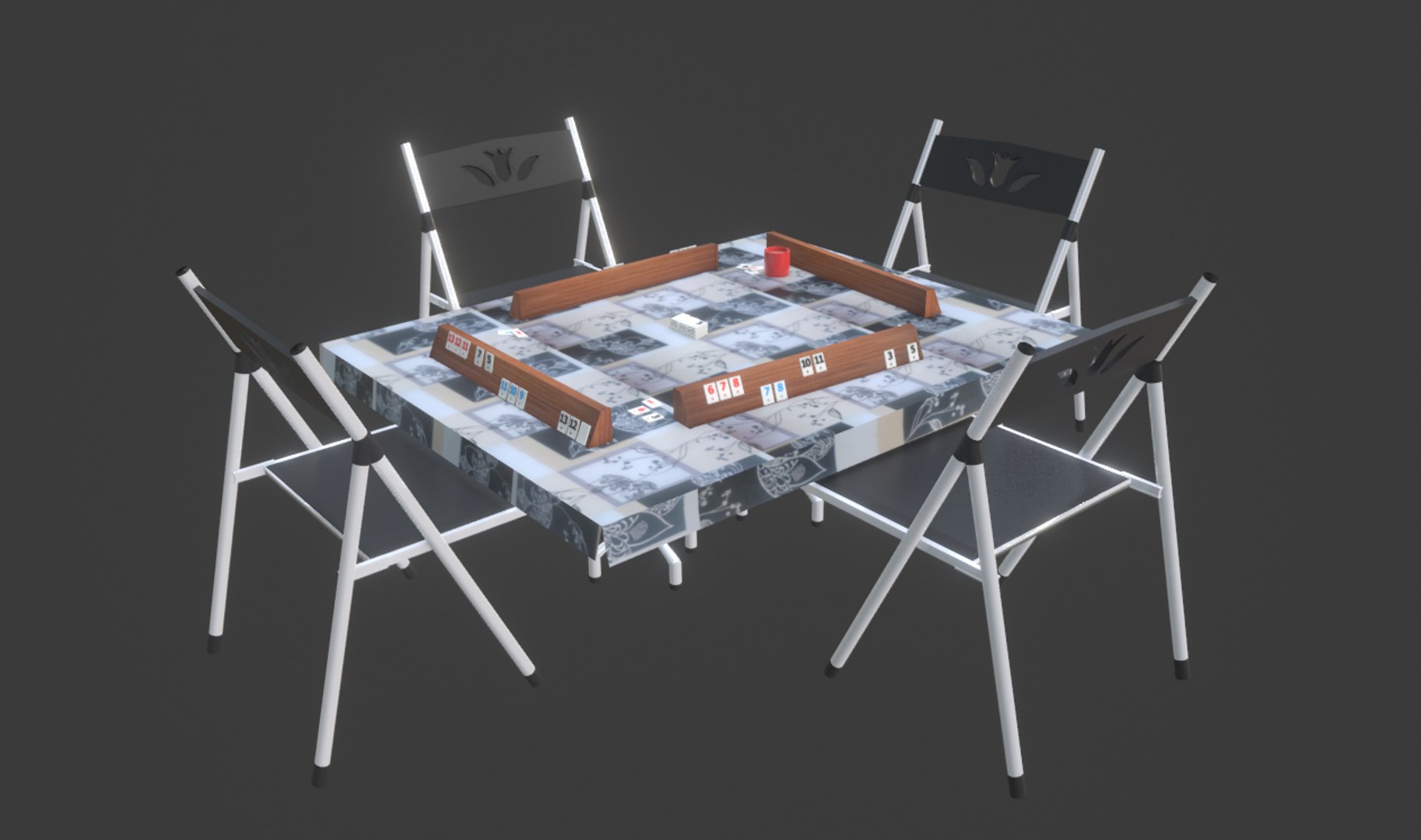 3D Rummikub Table Model - TurboSquid 1366073