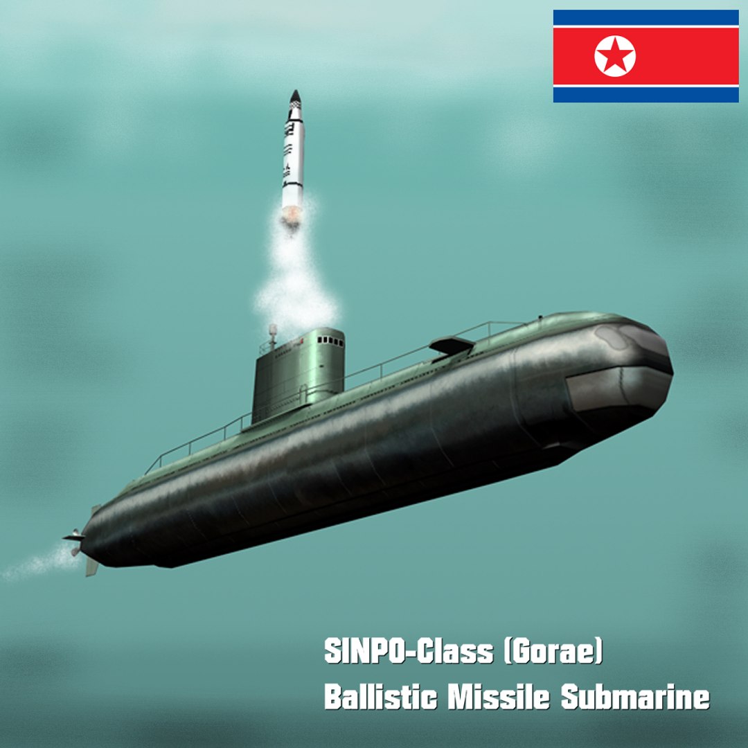 3D North Sinpo Class Submarine - TurboSquid 1187519