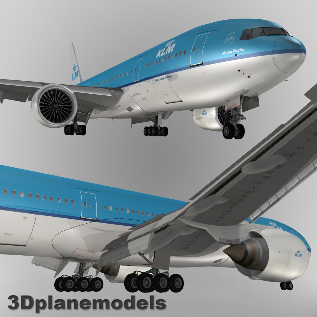 Boeing 777-200er 3d 3ds