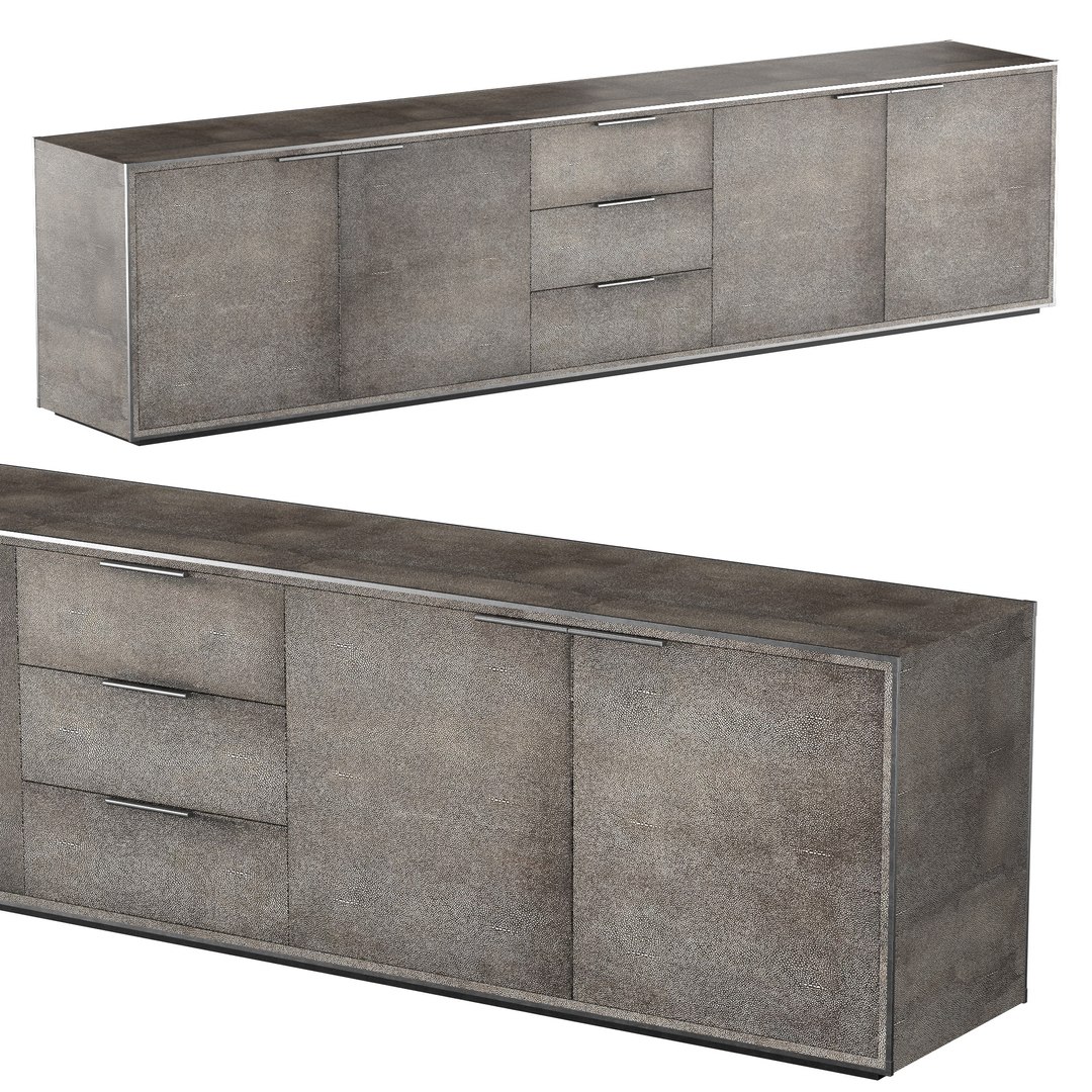 SAUNDERSON SHAGREEN CONSOLE 3D - TurboSquid 2187377