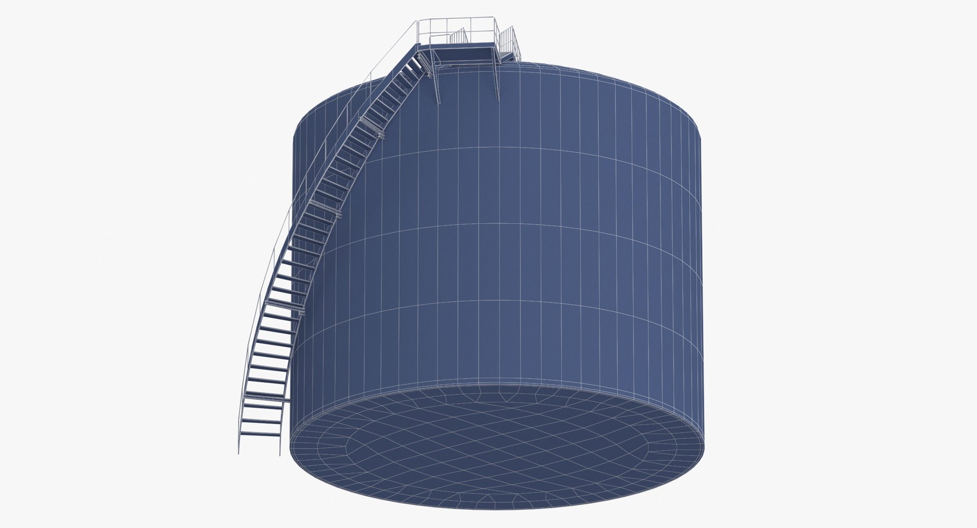 Industrial Site Silo 02 Model - TurboSquid 1795852