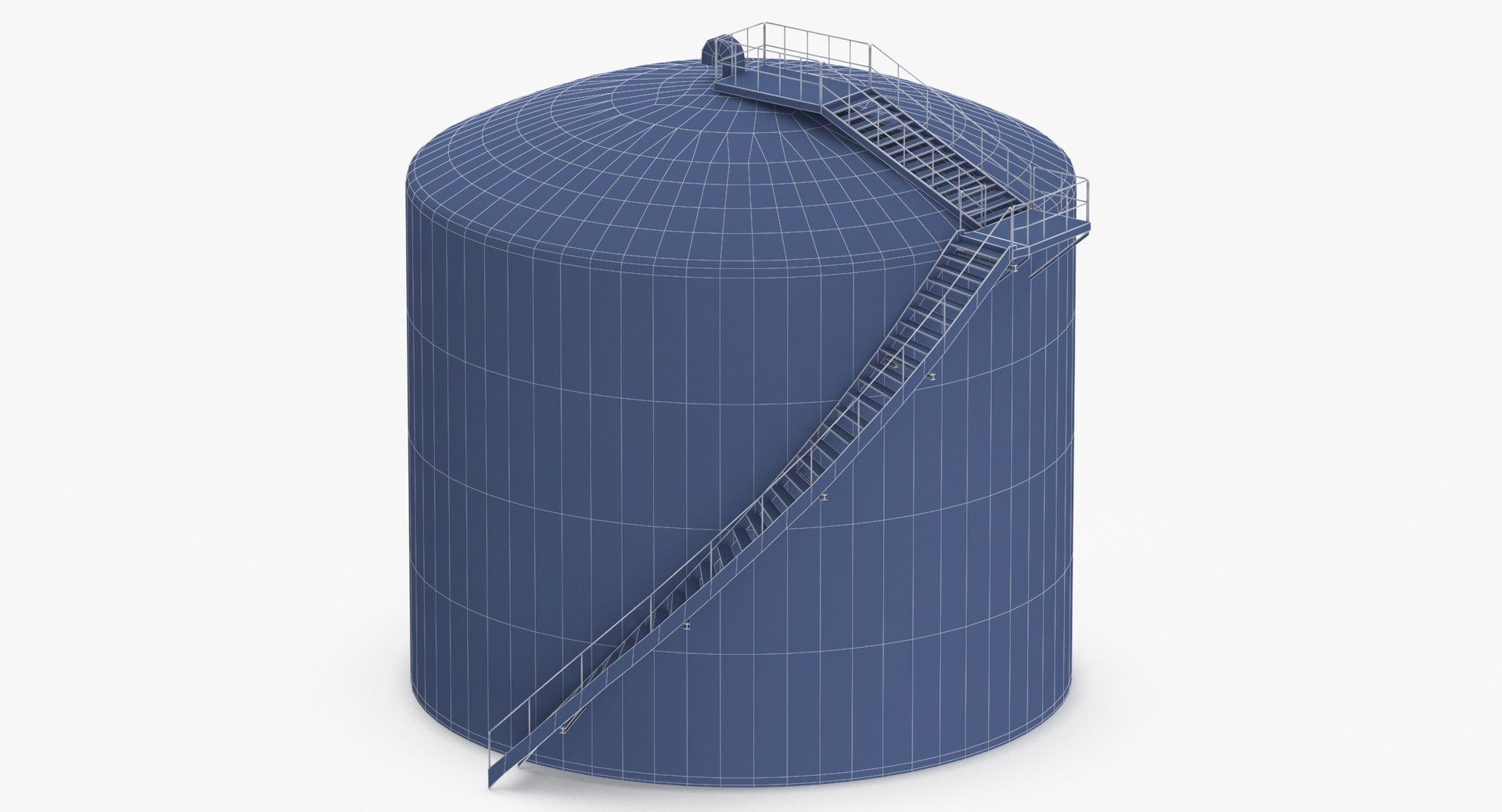 Industrial Site Silo 02 Model - TurboSquid 1795852