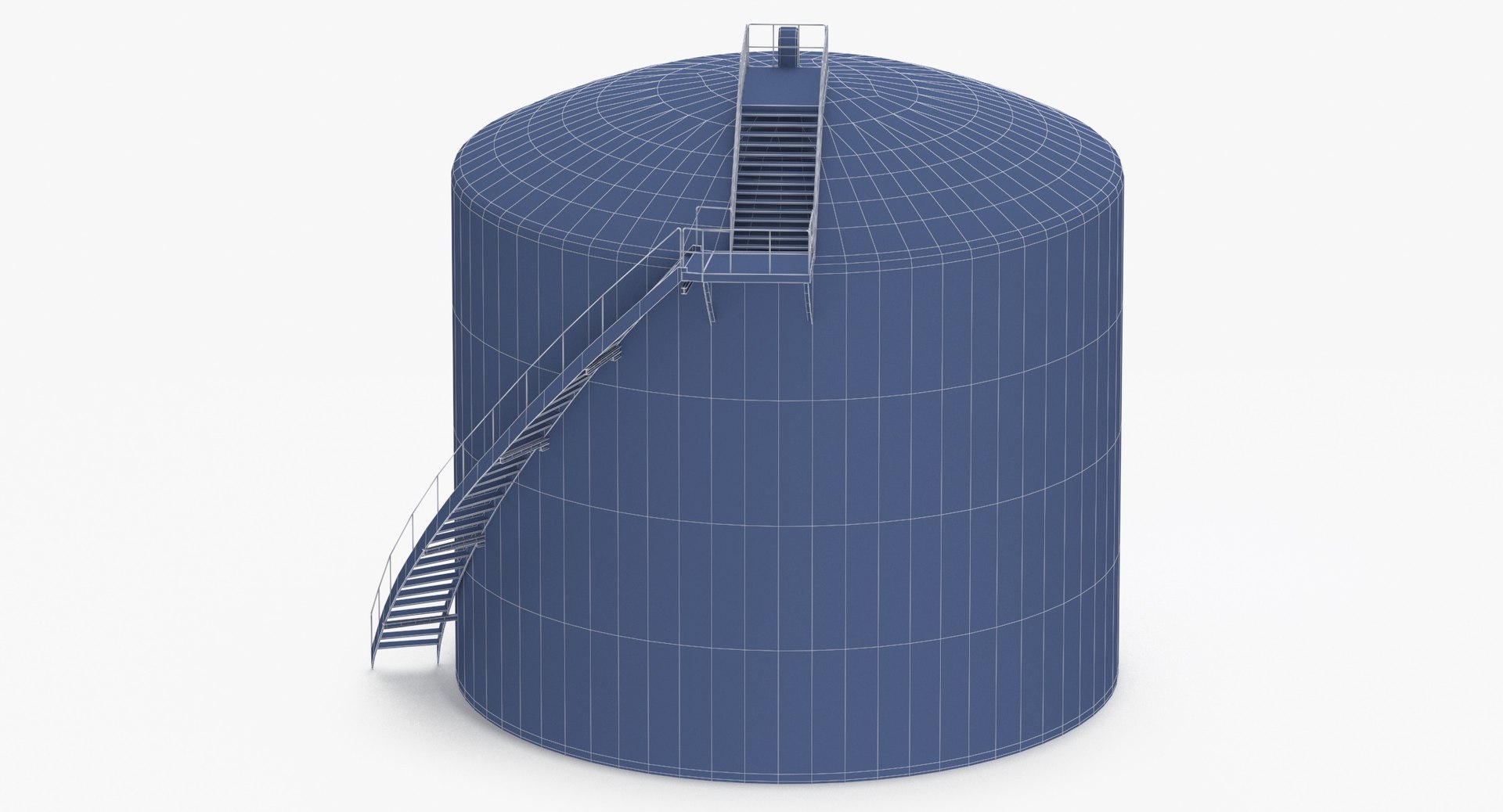 Industrial Site Silo 02 Model - TurboSquid 1795852