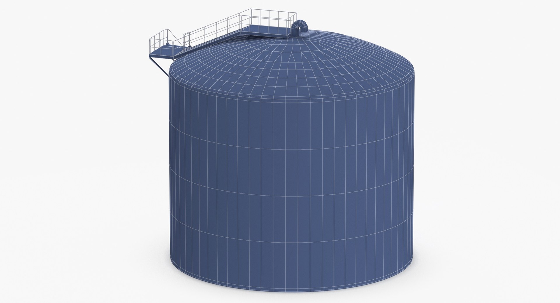 Industrial Site Silo 02 Model - TurboSquid 1795852