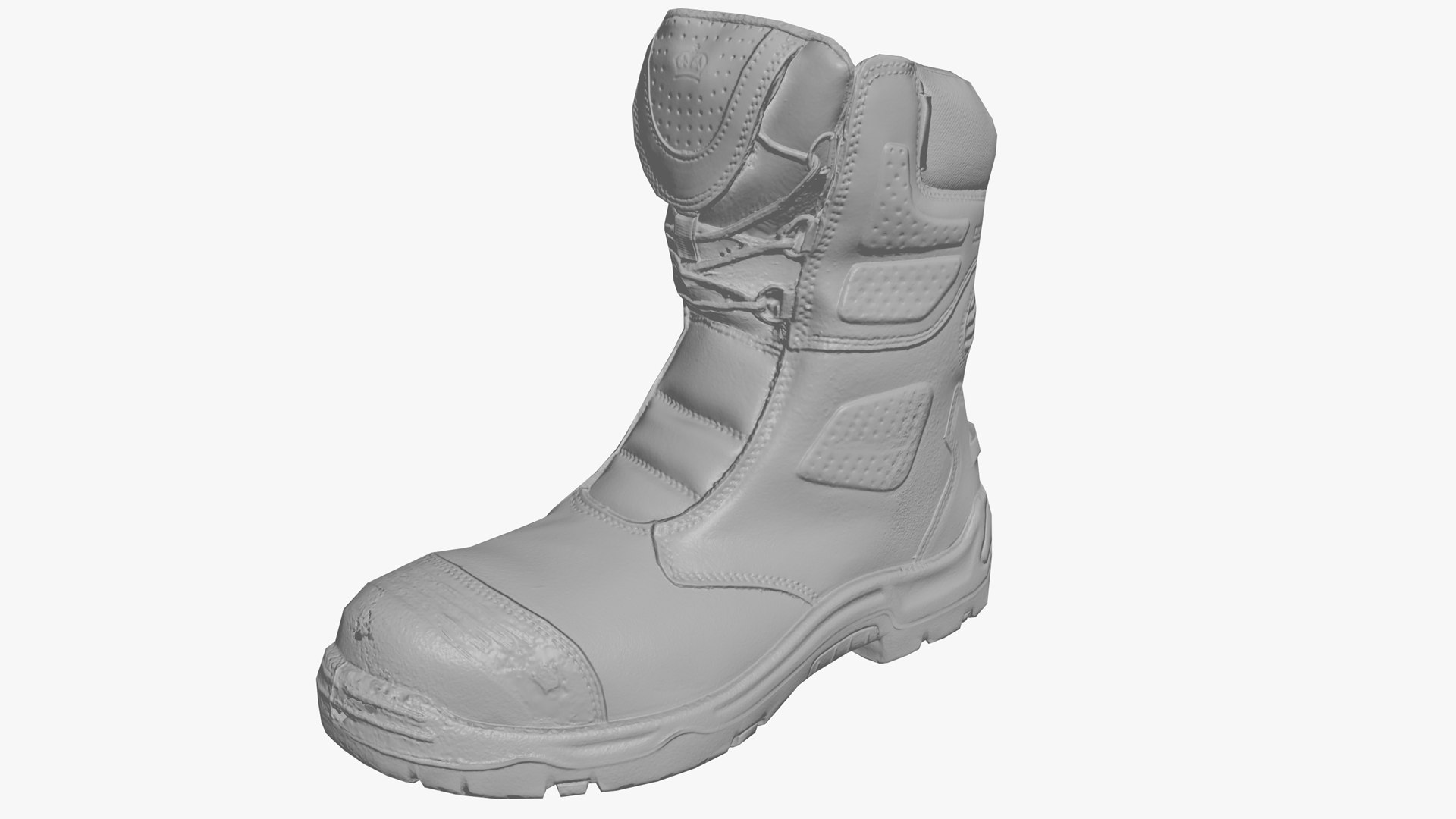 3D Workman Safety Mining Boot Model - TurboSquid 2298668