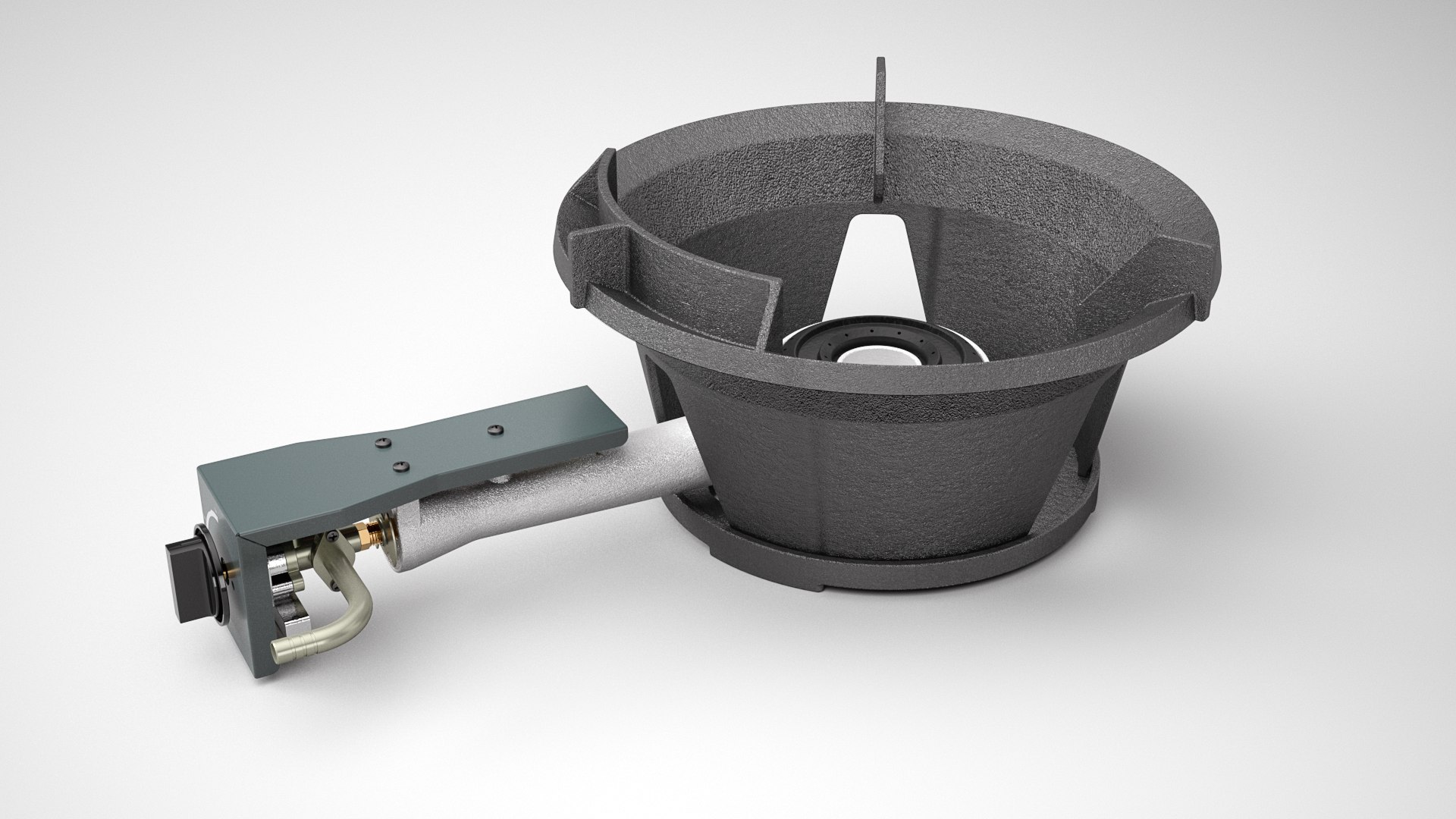 3D Gas Burner Cooker Model - TurboSquid 2166804