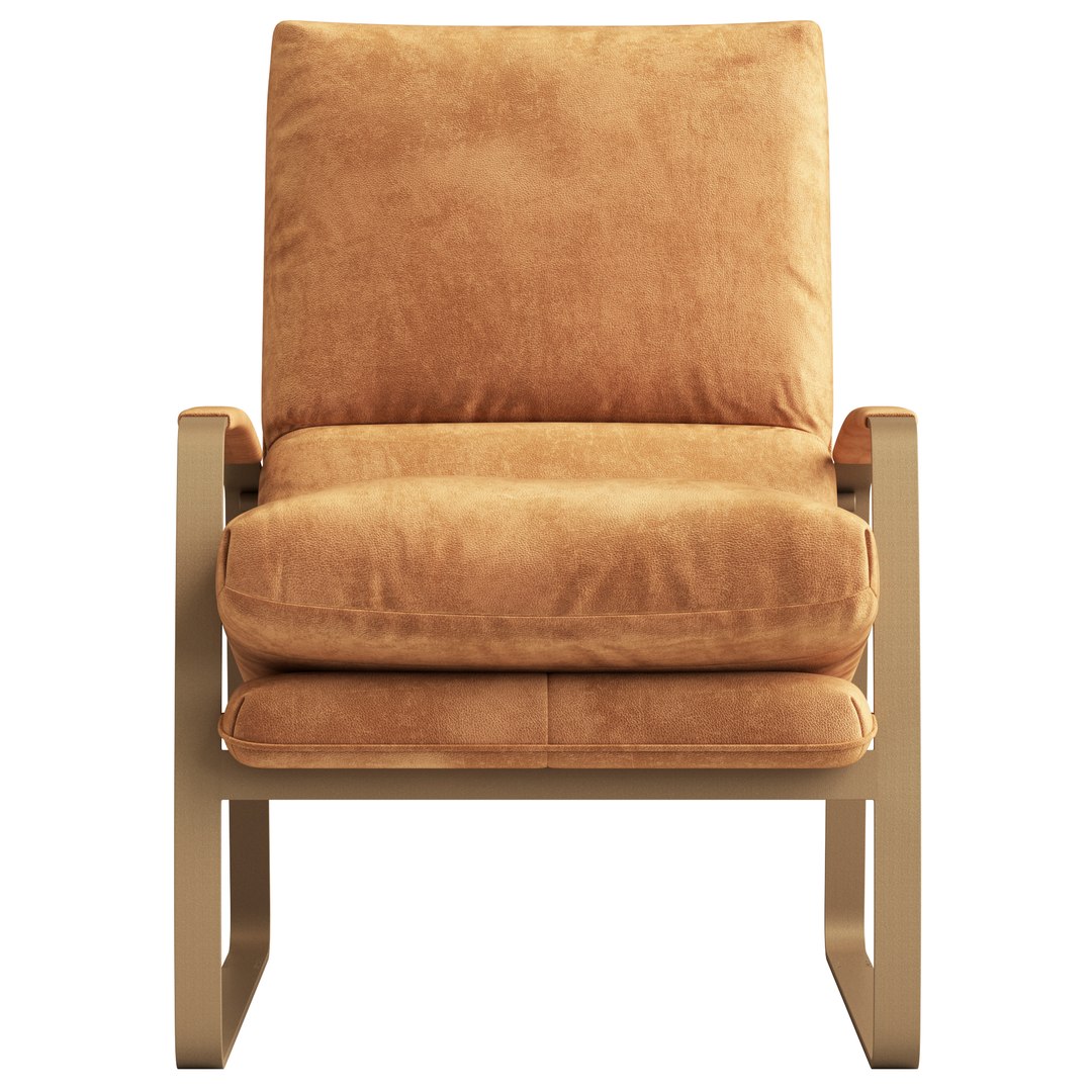 3D Bella Casa Fagan Suede Lounger model - TurboSquid 2165648