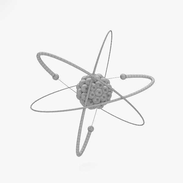 Atom science 3D model - TurboSquid 1415885