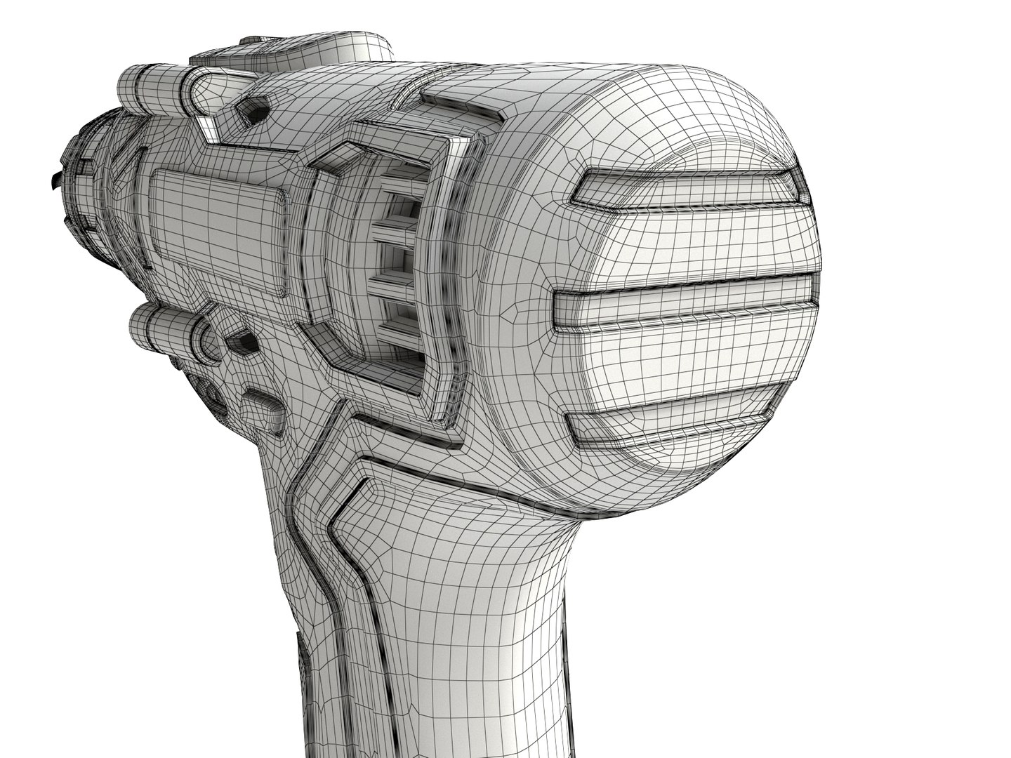 Cordless Power Drill 3D Model - TurboSquid 1704061