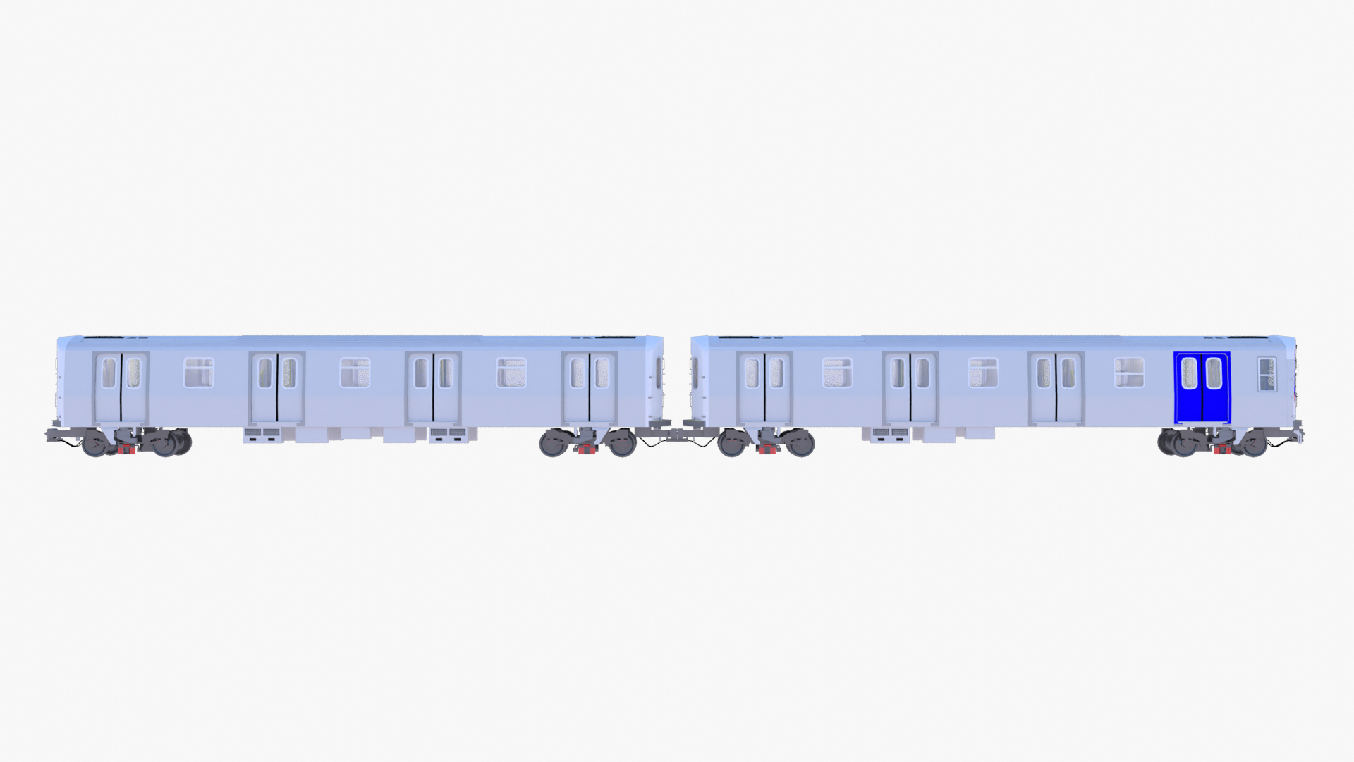 NYC Washington Chicago Metro Trains 3D - TurboSquid 2100988