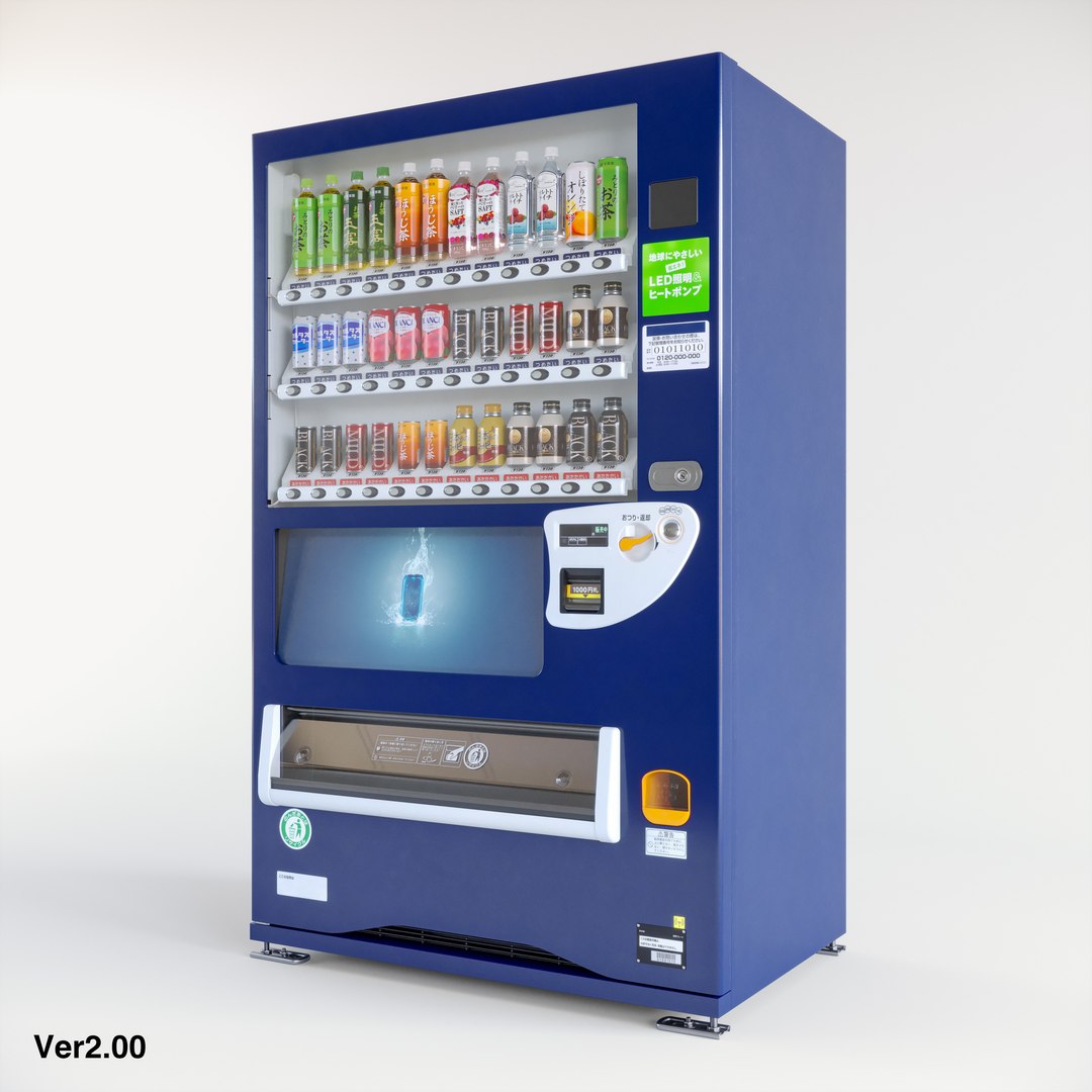 3D Octane Vending Machine - TurboSquid 1404039