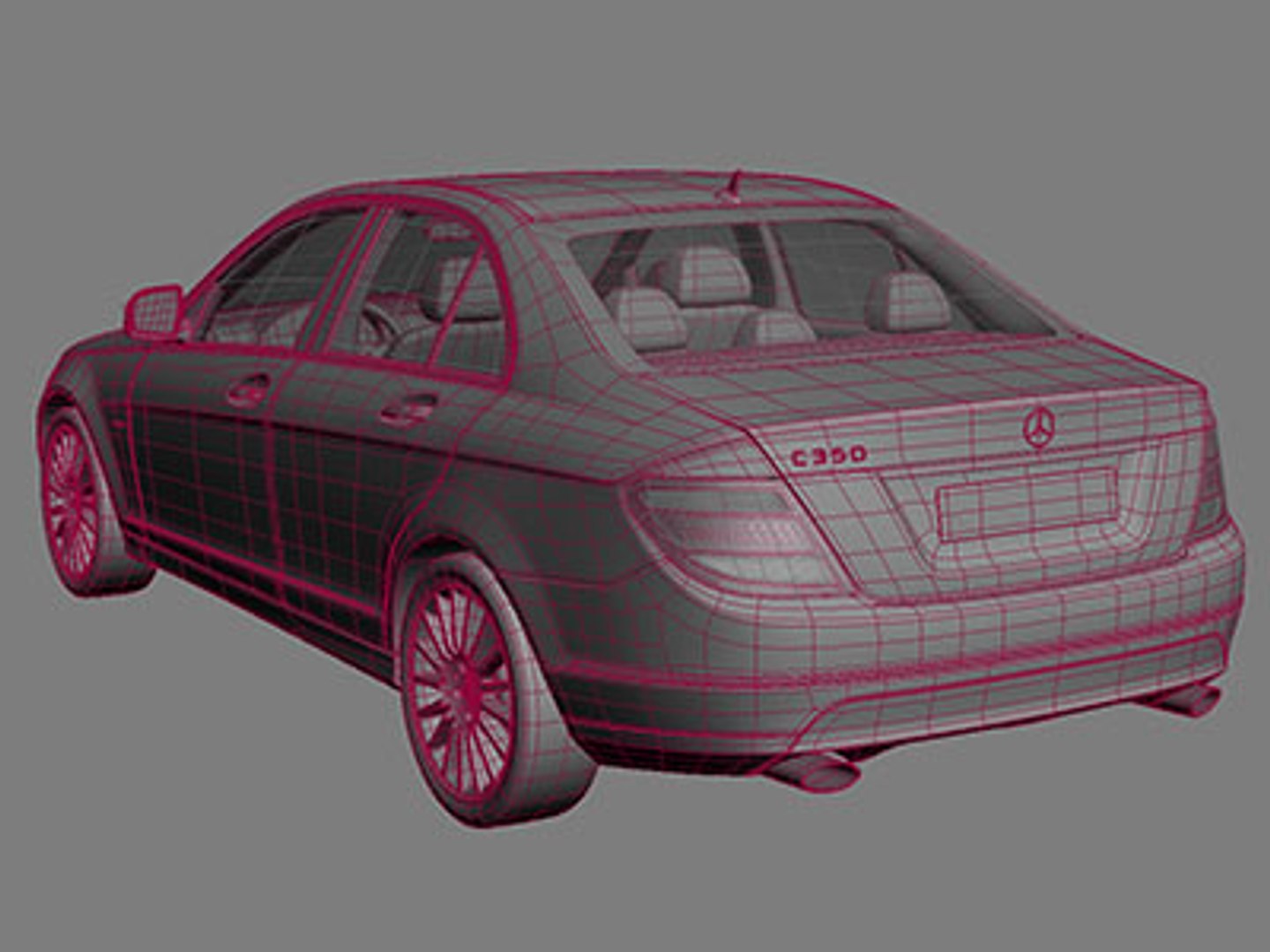 3d Model Mercedes C Class Elegance
