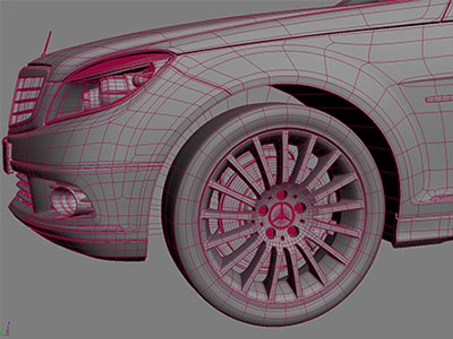 3d Model Mercedes C Class Elegance