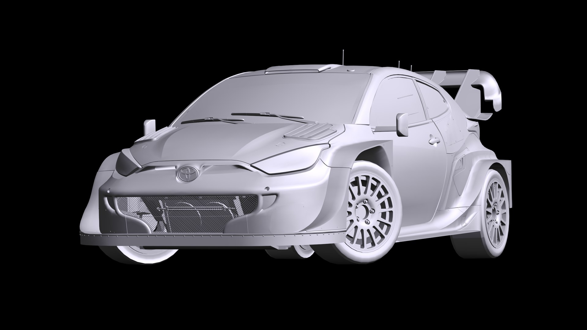 3D Toyota GR Yaris Rally 1 WRC 2023 Model - TurboSquid 2339073