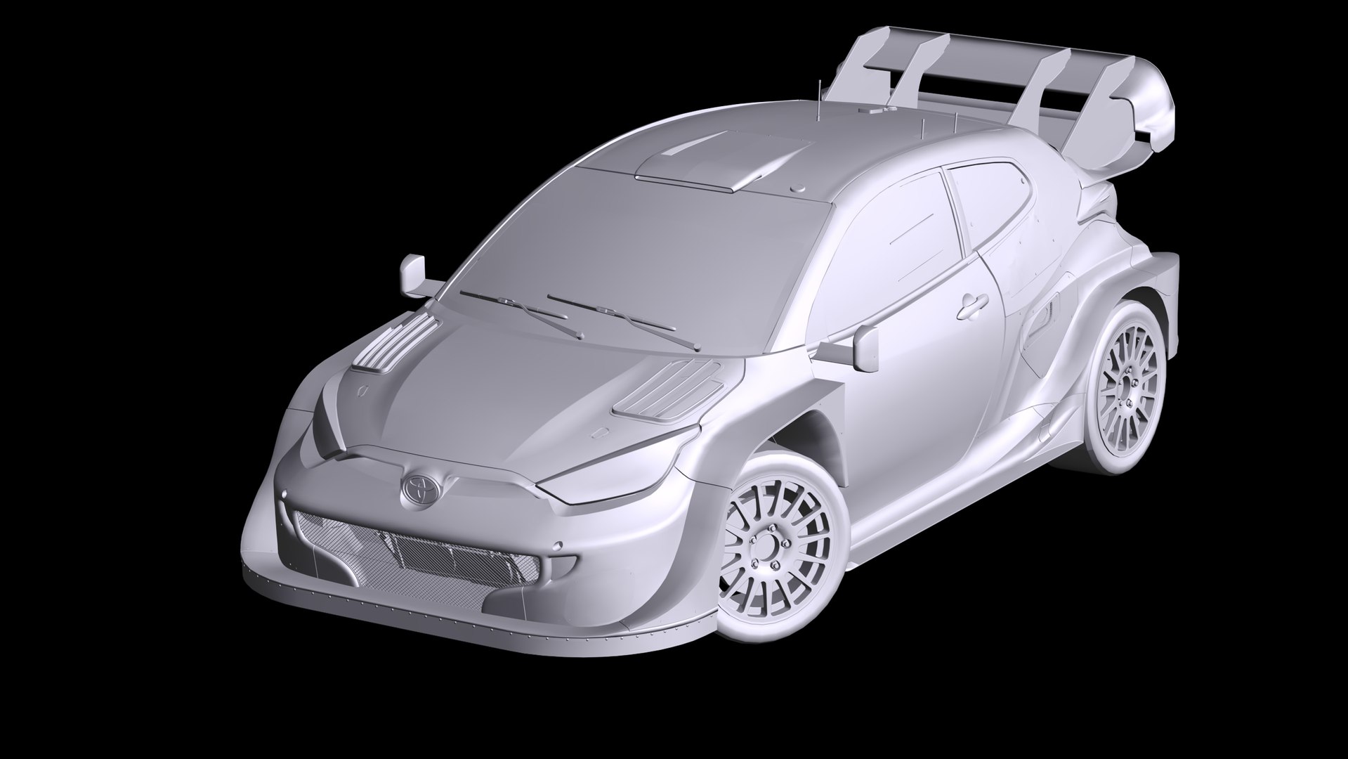3D Toyota GR Yaris Rally 1 WRC 2023 Model - TurboSquid 2339073