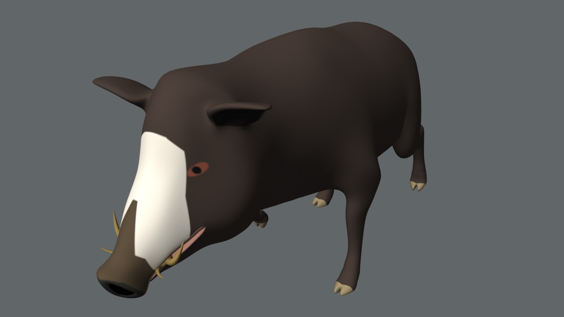 Boar Model - TurboSquid 2205159