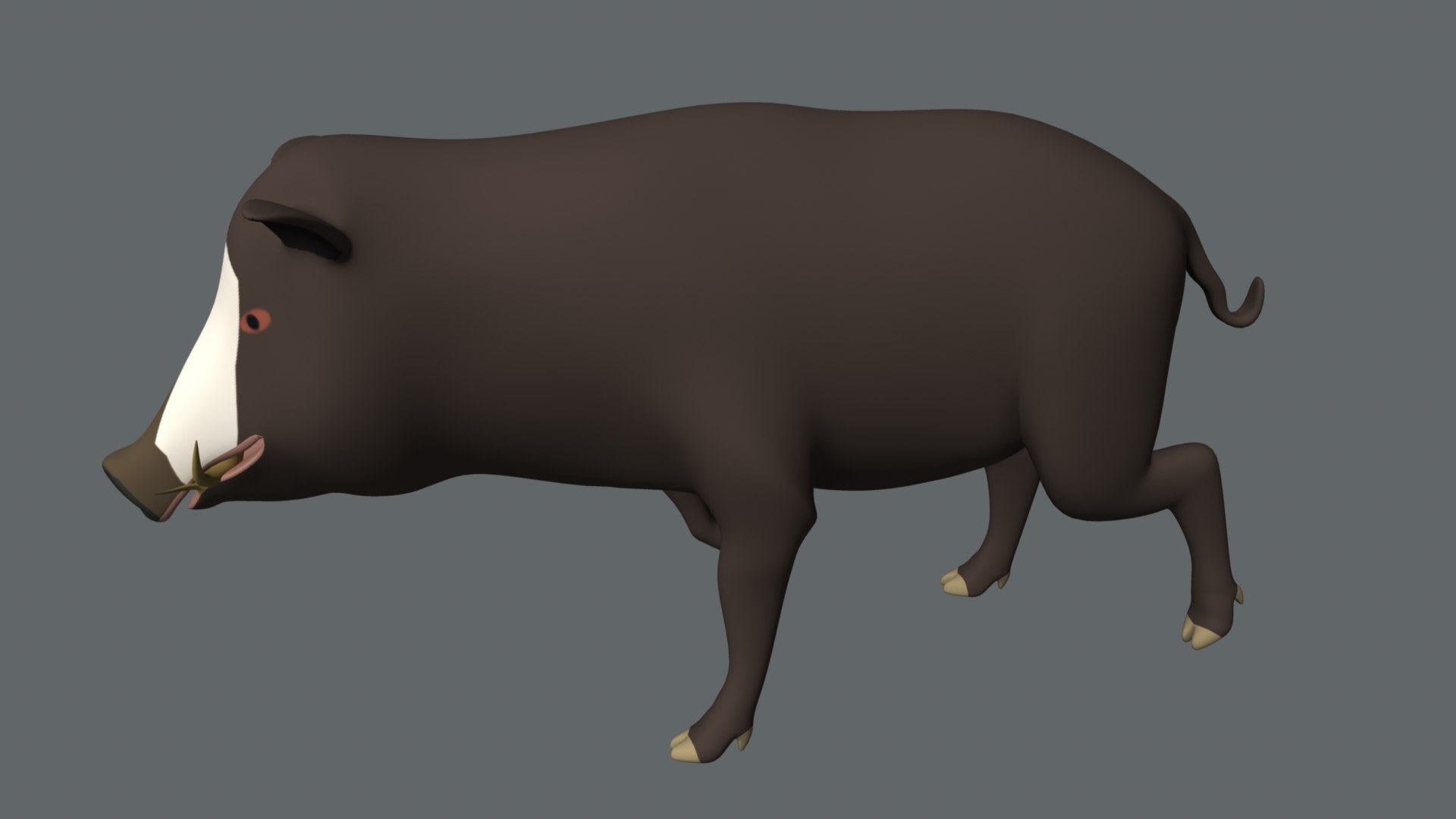 Boar Model - TurboSquid 2205159