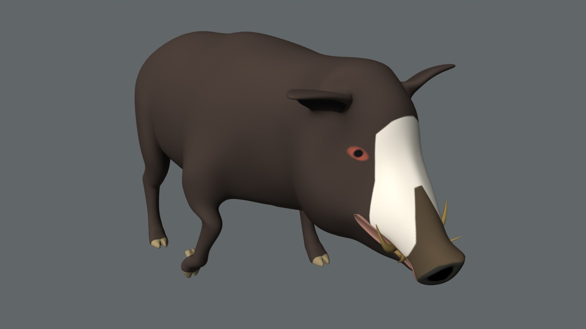 Boar Model - TurboSquid 2205159