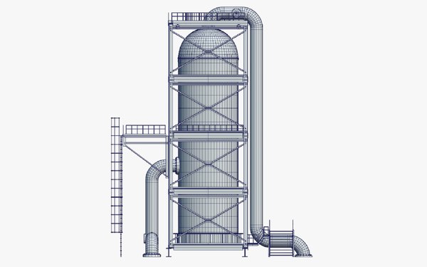3D gas transfer node - TurboSquid 1688991