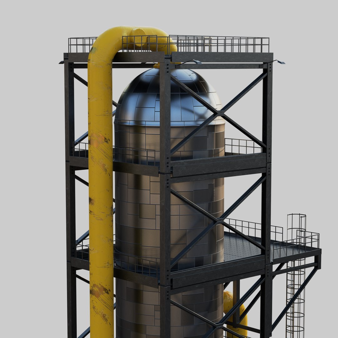 3D Gas Transfer Node - TurboSquid 1688991