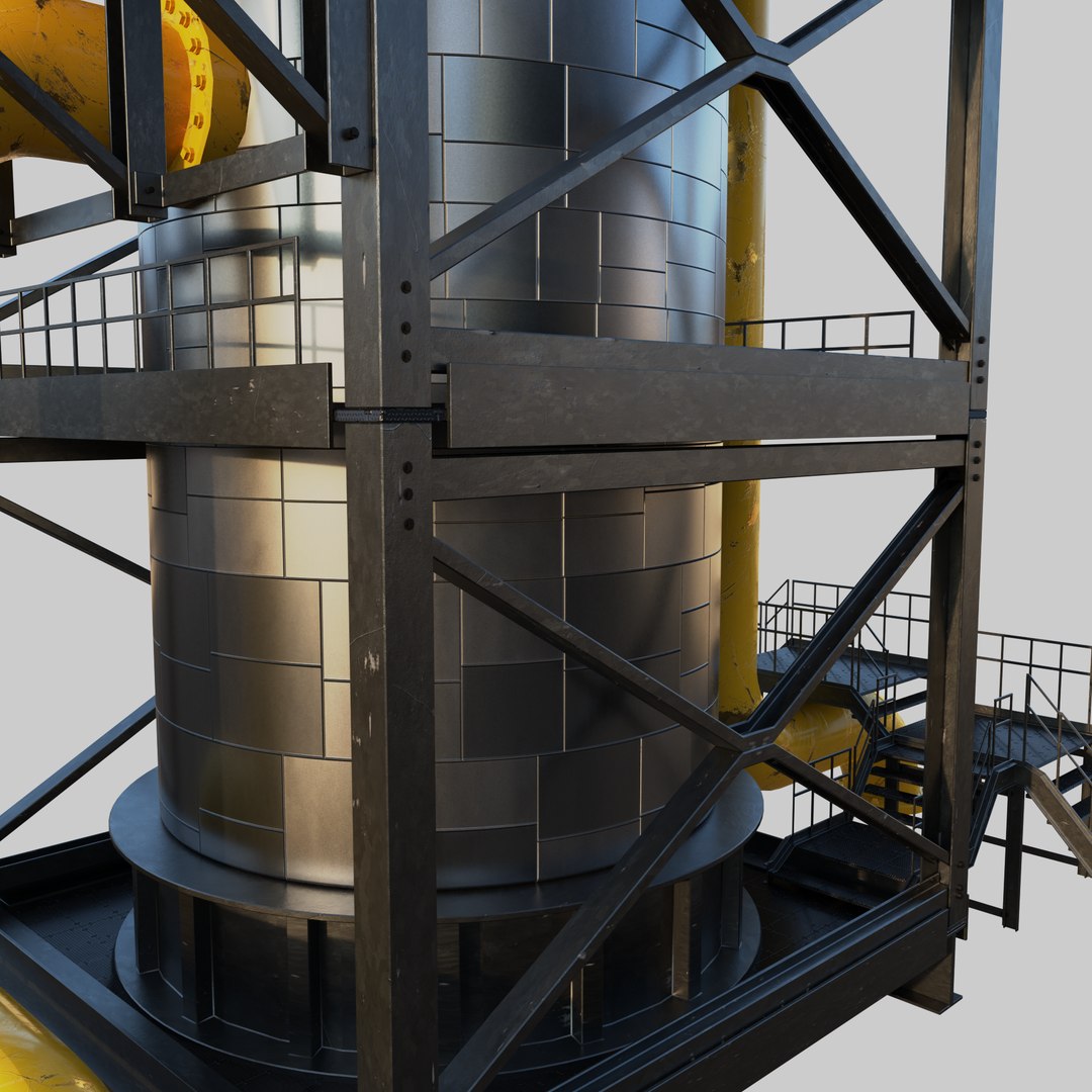 3D Gas Transfer Node - TurboSquid 1688991