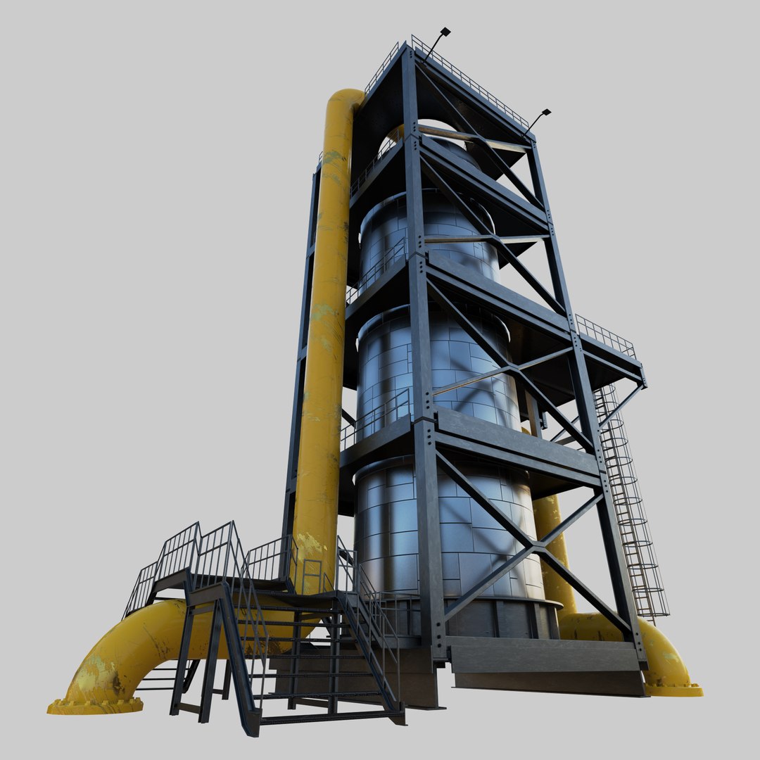 3D Gas Transfer Node - TurboSquid 1688991