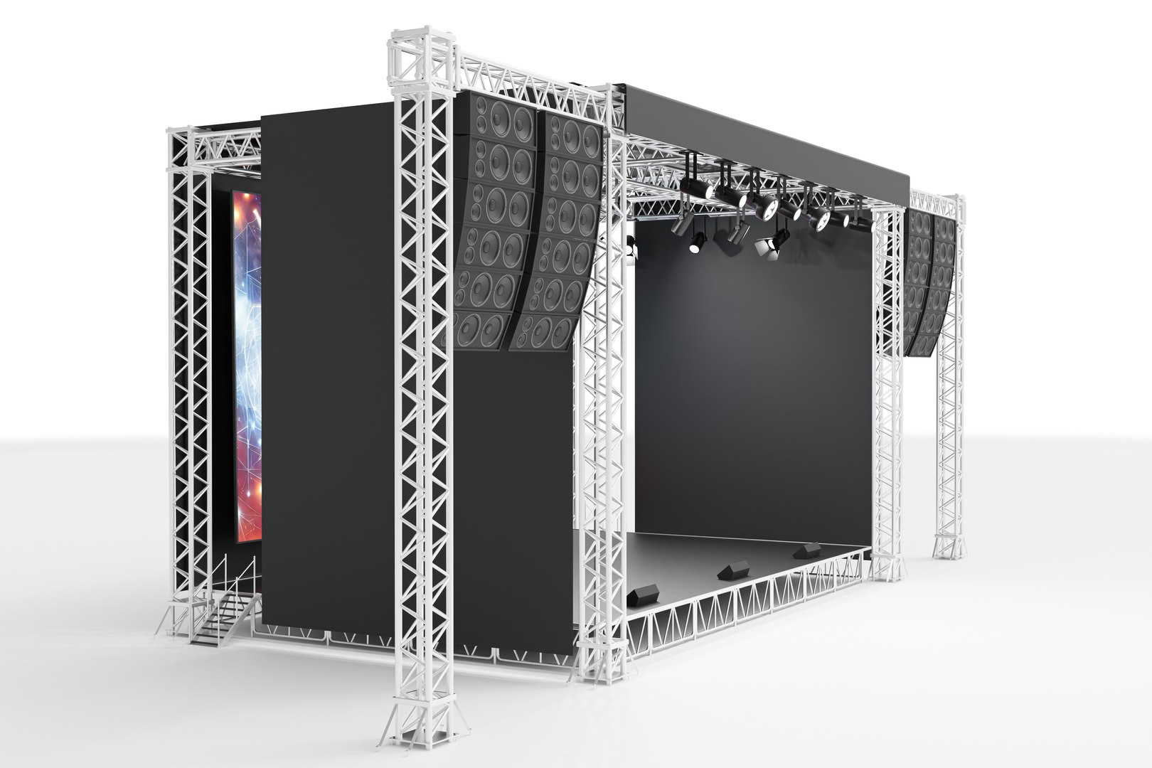 3D Concert Stage 02 - TurboSquid 2246797