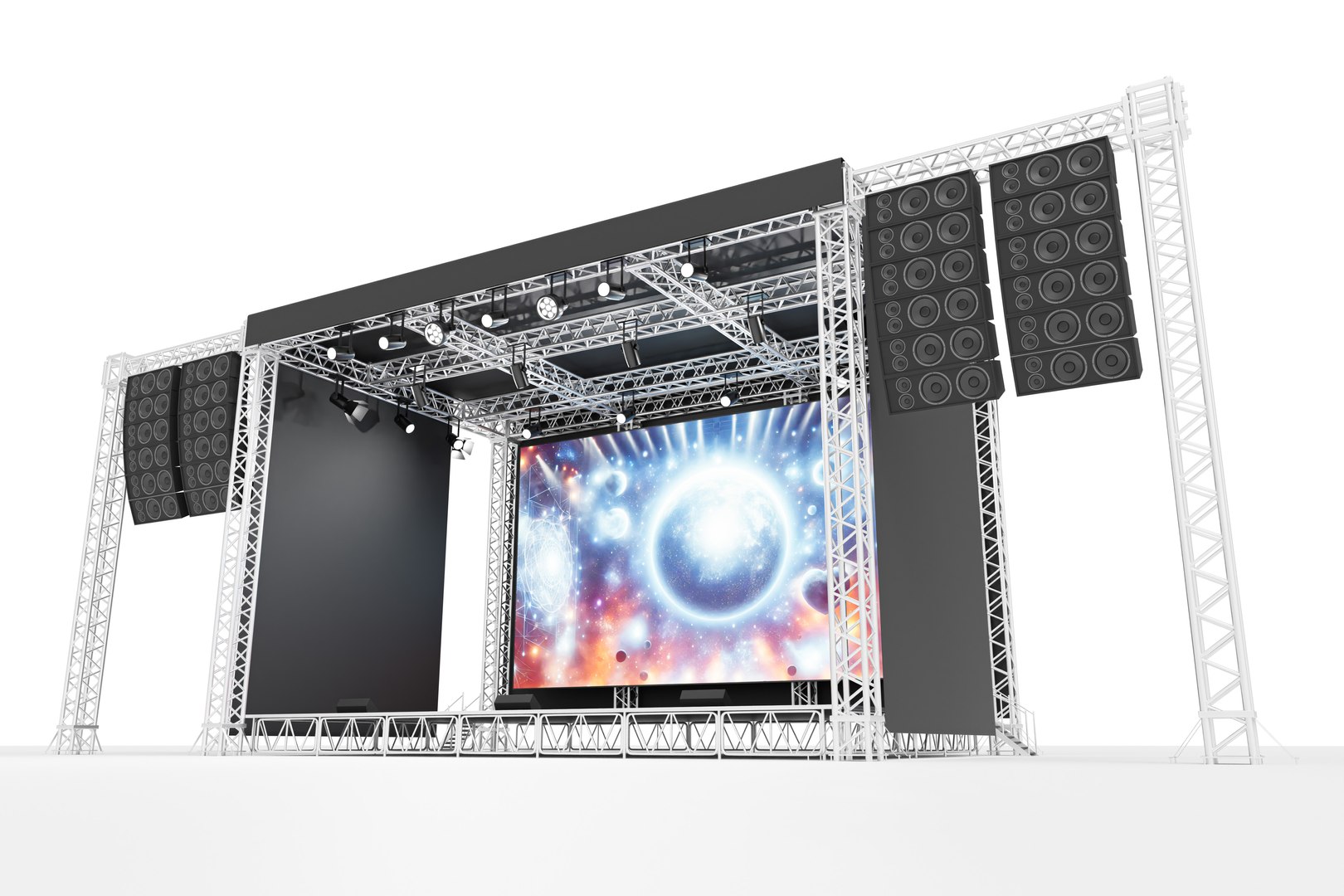 3D Concert Stage 02 - TurboSquid 2246797