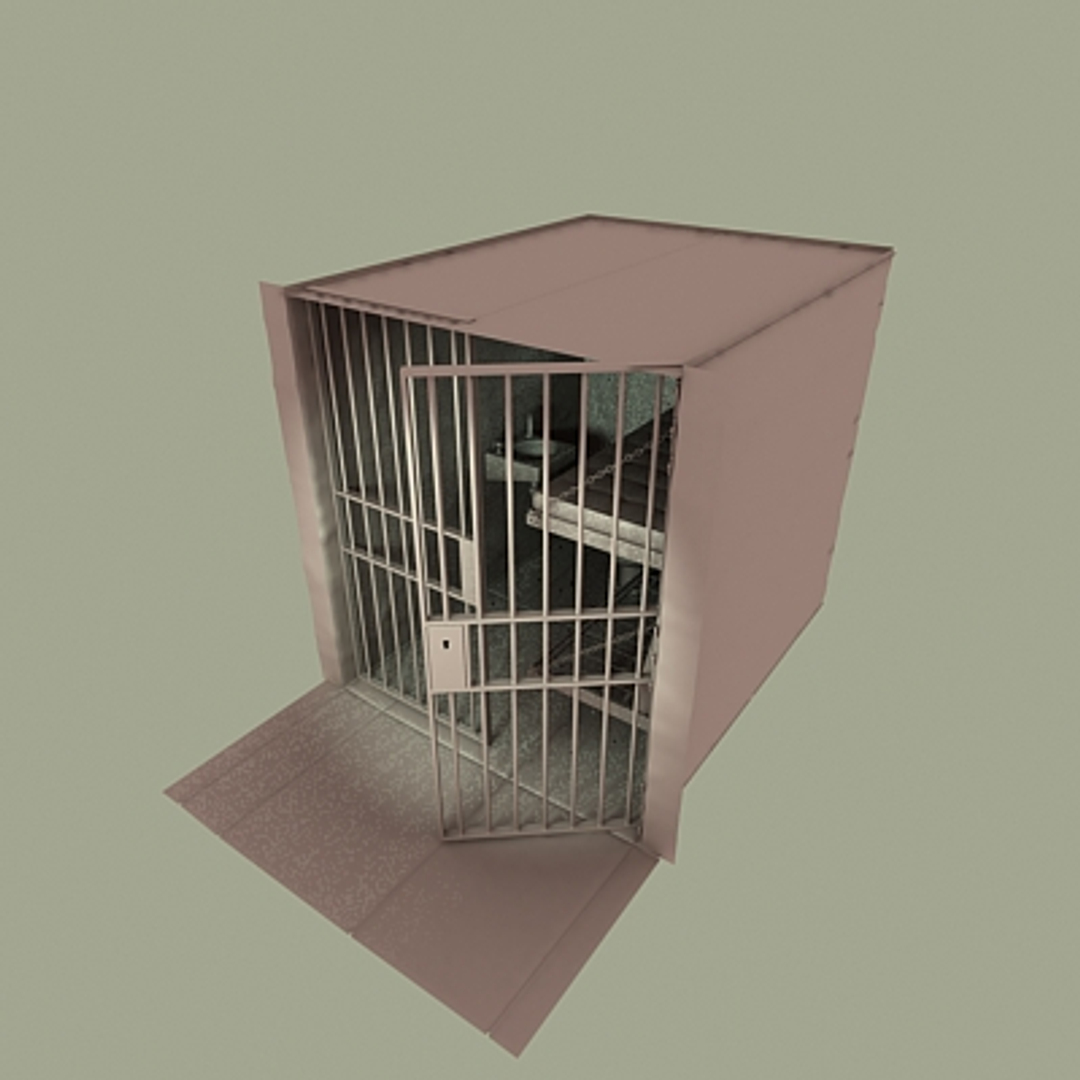 3d prison jail cell