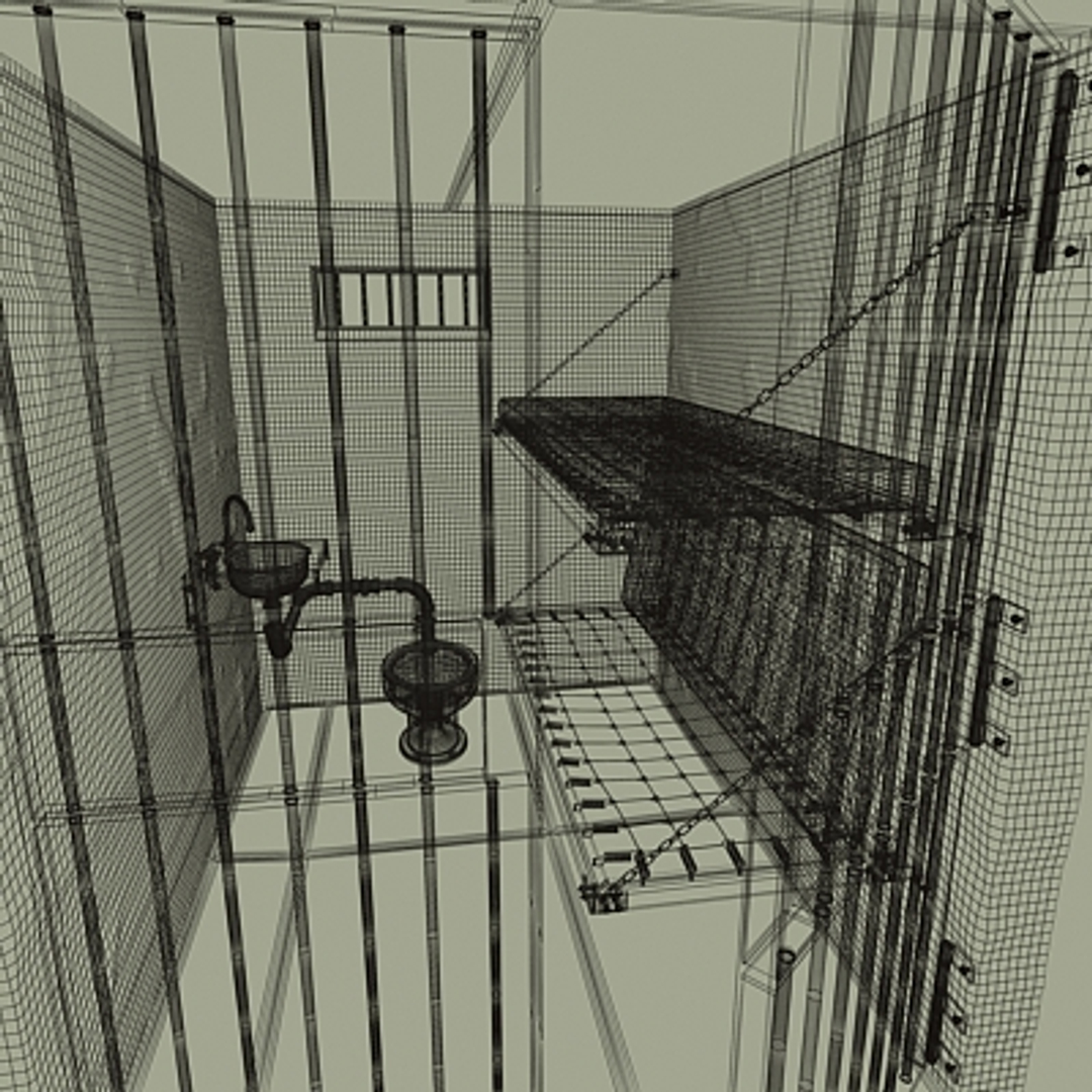 3d prison jail cell