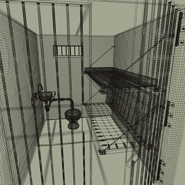 3d prison jail cell