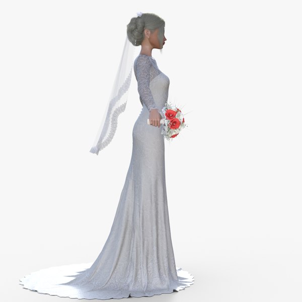 Cartoon Bride 3D 모델 - TurboSquid 1962010