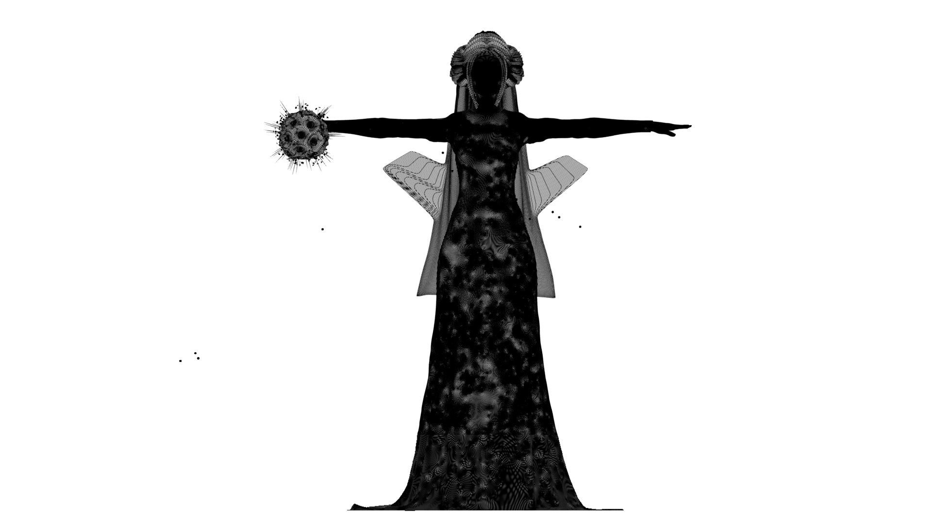 Cartoon Bride 3D model - TurboSquid 1962010