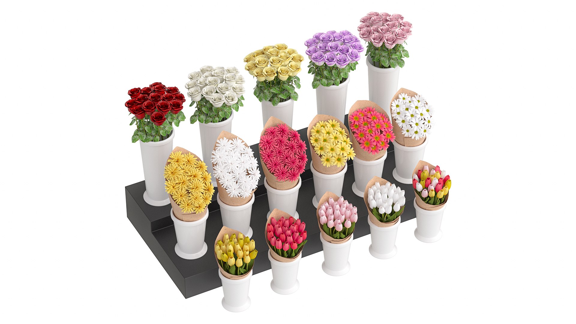 Flower Shop Display 3D Model - TurboSquid 2003024