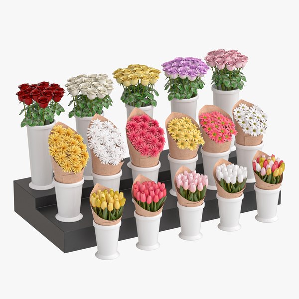 modelo 3d Flower shop display - TurboSquid 2003024