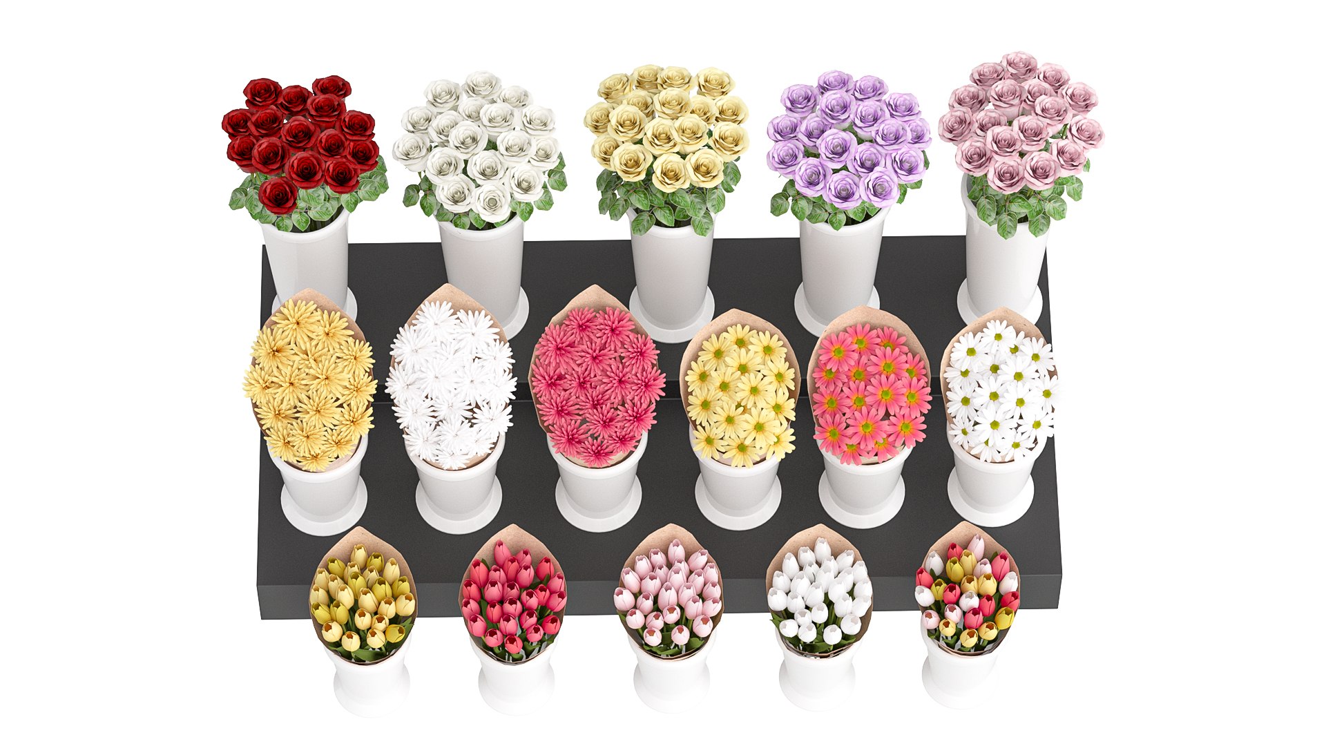 Flower Shop Display 3D Model - TurboSquid 2003024