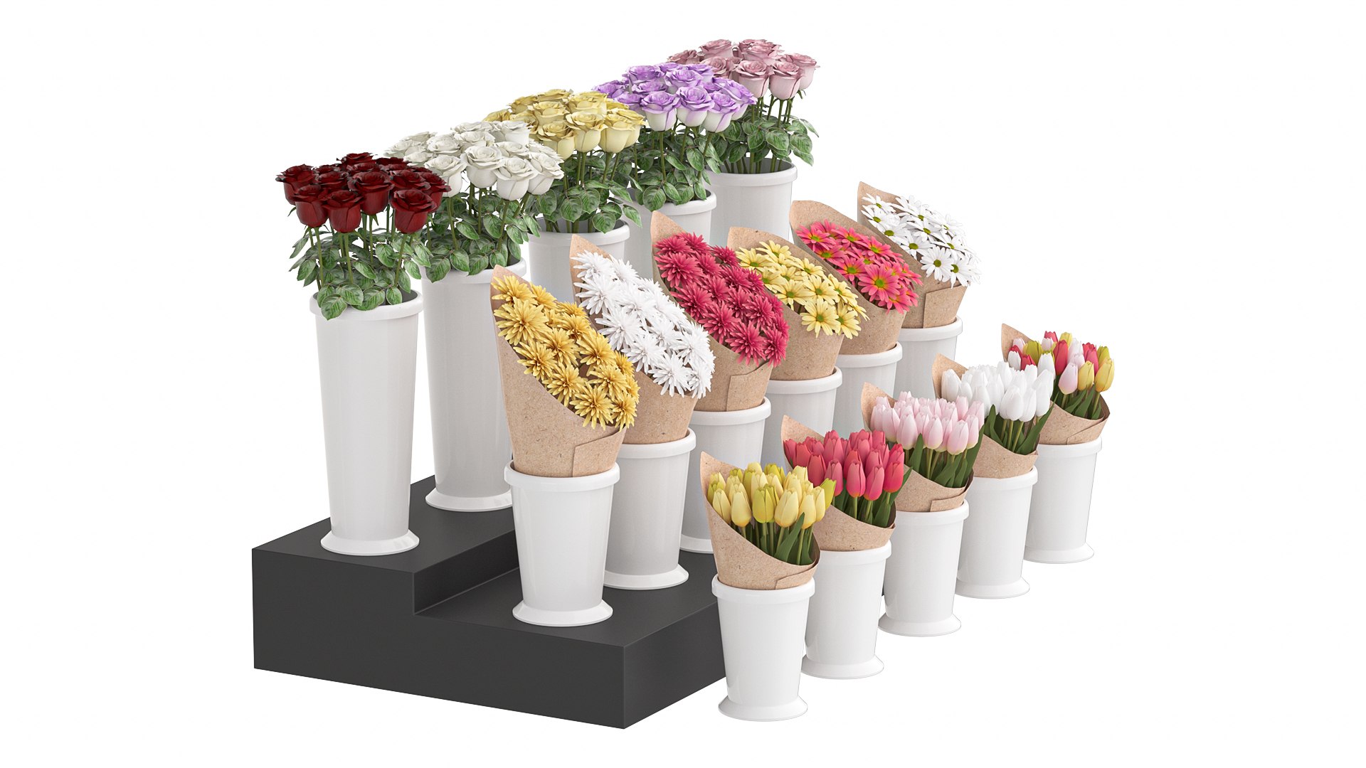 Flower Shop Display 3D Model - TurboSquid 2003024